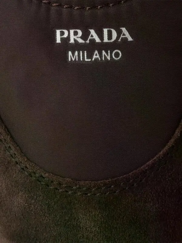 Prada Panelled Ballerina Flats