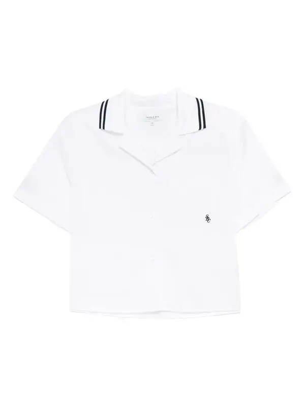 SPORTY & RICH Src Cotton Shirt - White
