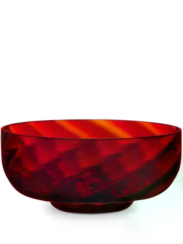 Dolce & Gabbana Murano Glass Hand-blown Ice Cream Bowls - Red