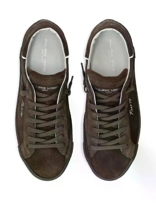 Philippe Model Suede Lace-up Sneakers - Brown