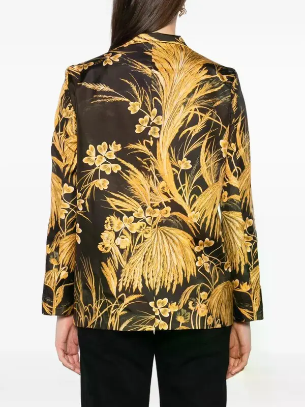 F.R.S FOR RESTLESS SLEEPERS Floral-print Mandarin Collar Shirt