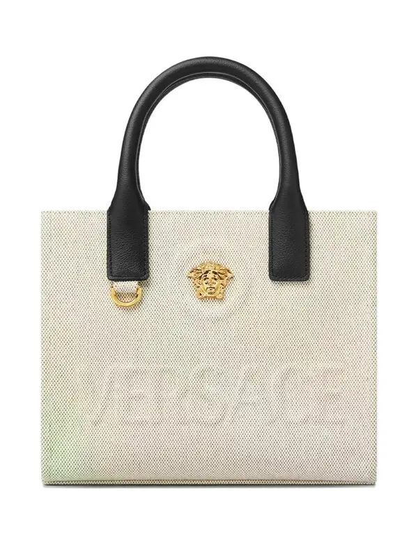 Versace La Medusa Mini Tote Bag - Neutrals