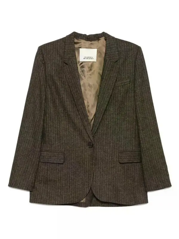 Isabel Marant Étoile Pinstripe Single-breasted Blazer