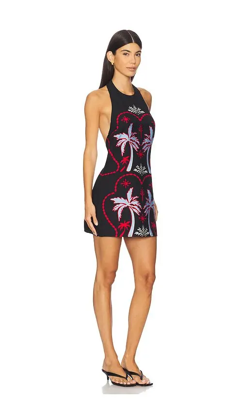 knee length dresses for ladies SEVEN WONDERS Harry Mini Dress Black main image 1