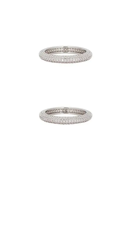Shashi Micro Pave Ring Set