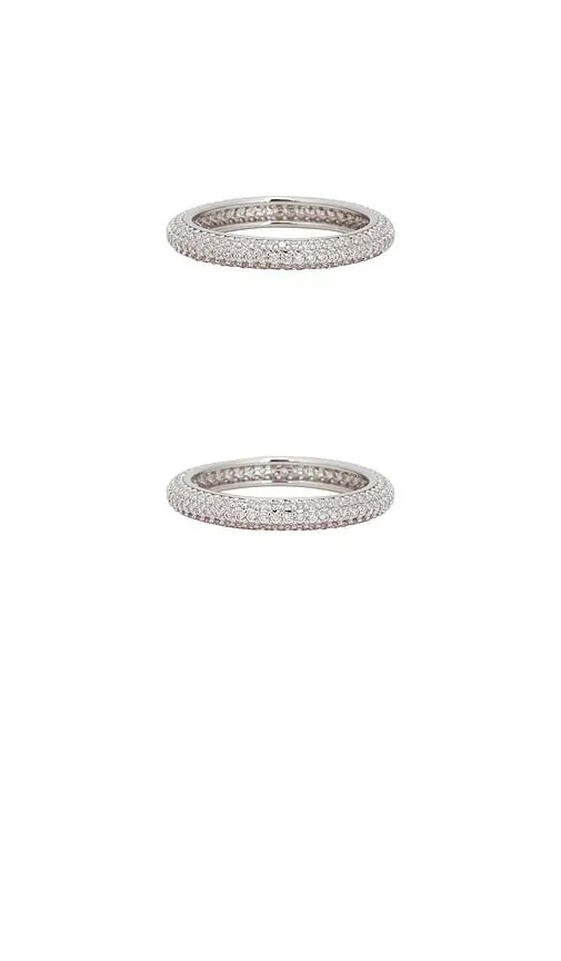 Shashi Micro Pave Ring Set