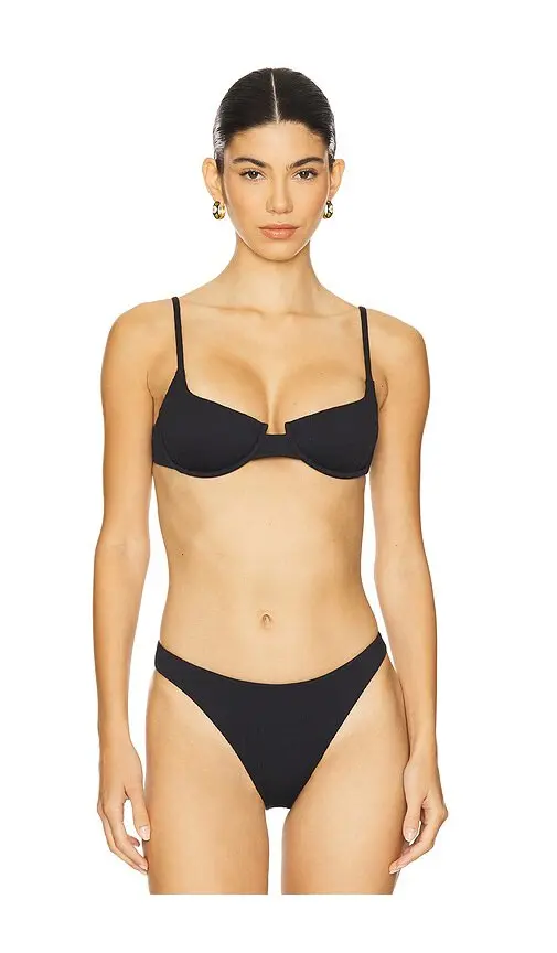 L*Space Belle Bikini Top - Black