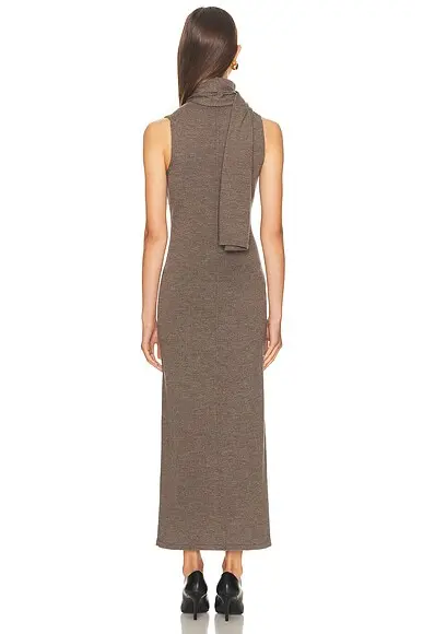 Staud Canal Midi Dress - Truffle