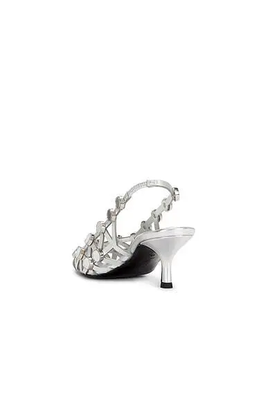 Attico Grid Slingback Pump