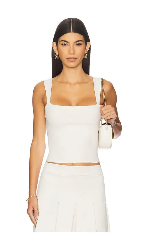Susana Monaco Wide Angle Strap Tank Top