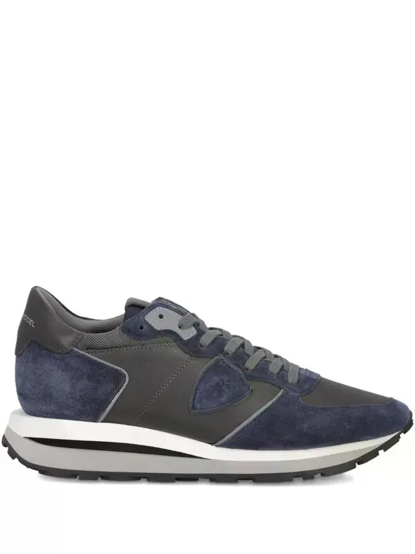 Philippe Model Tropez Haute Suede-panel Sneakers - Grey