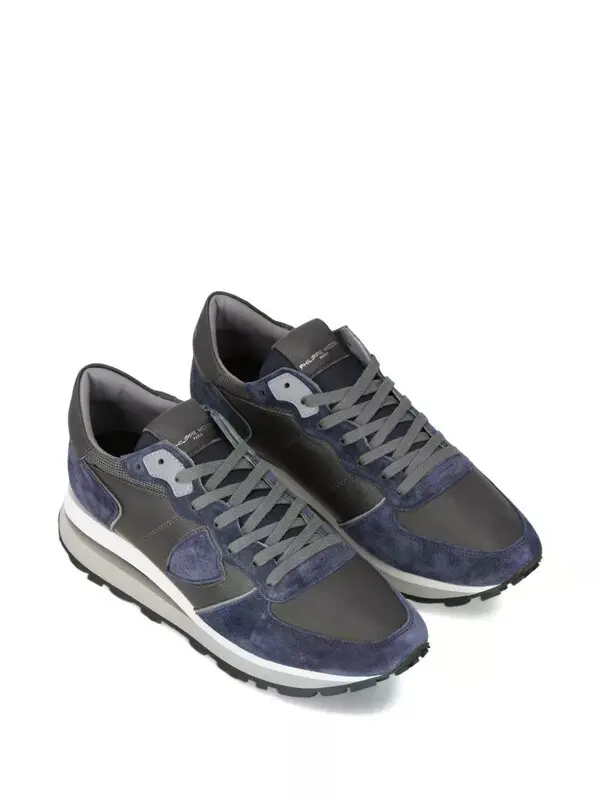 Philippe Model Tropez Haute Suede-panel Sneakers - Grey