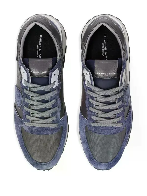 Philippe Model Tropez Haute Suede-panel Sneakers - Grey