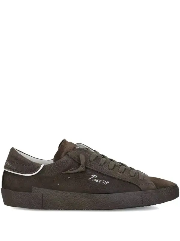 Philippe Model Suede Lace-up Sneakers - Brown