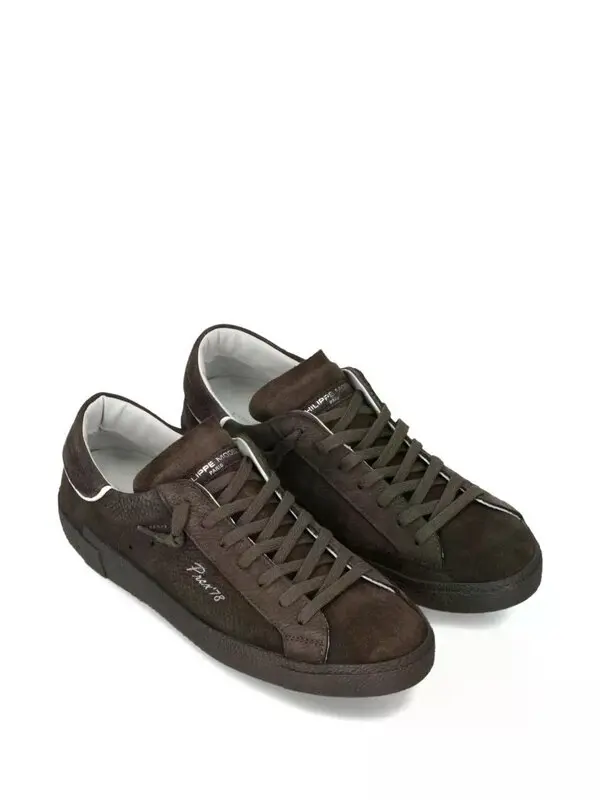 Philippe Model Suede Lace-up Sneakers - Brown