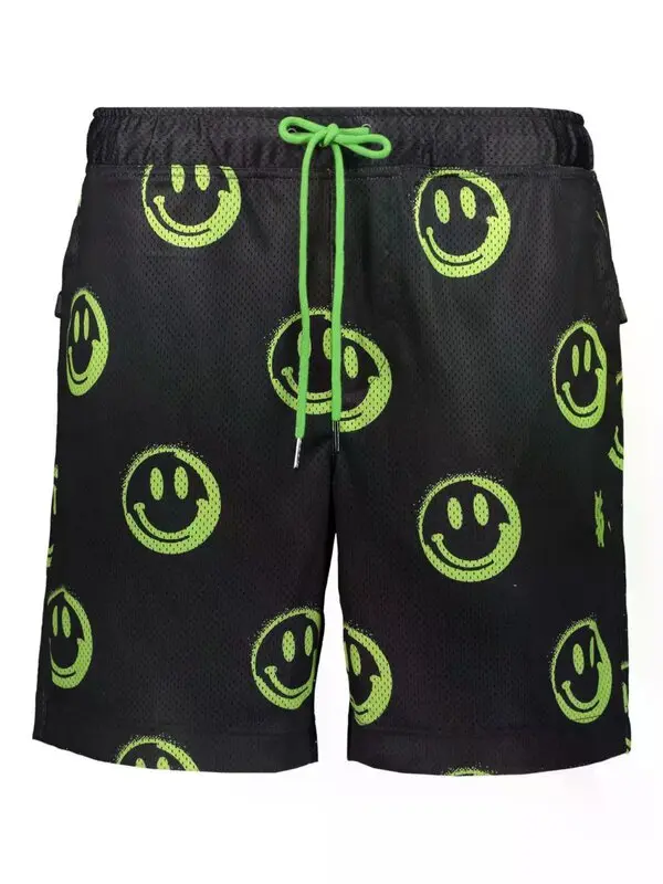 Ksubi Smiley-face Drawstring Shorts