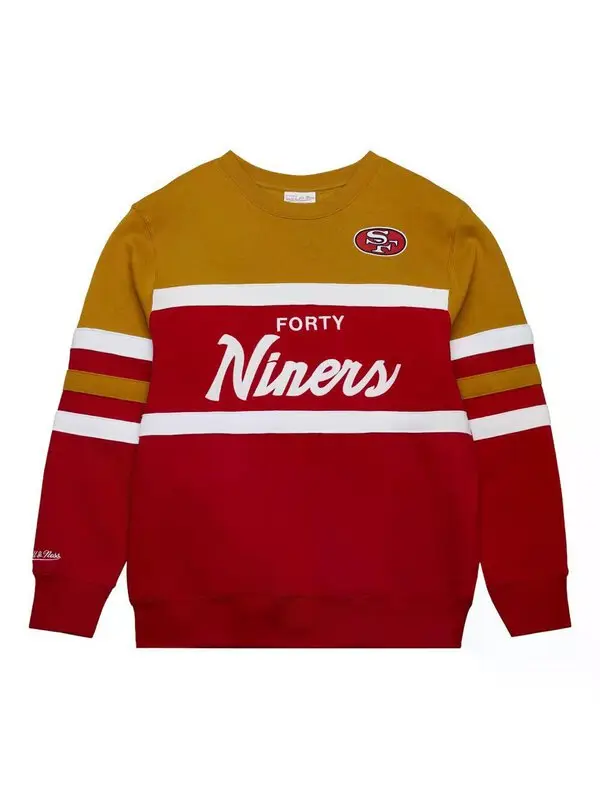 Mitchell & Ness 49ers Head Coach Crewneck Sweatshirt