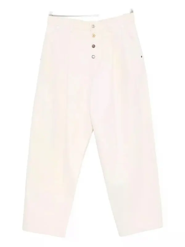 Moschino Logo-patch Trousers - White