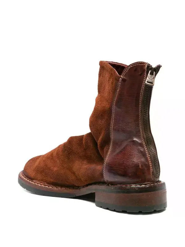 KING TARTUFOLI Suede Zip-up Boots