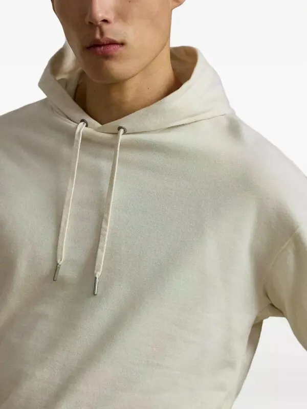 Ralph Lauren Purple Label Drawstring Hoodie - Neutrals