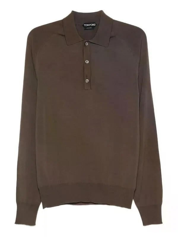 TOM FORD Wool-blend Polo Shirt