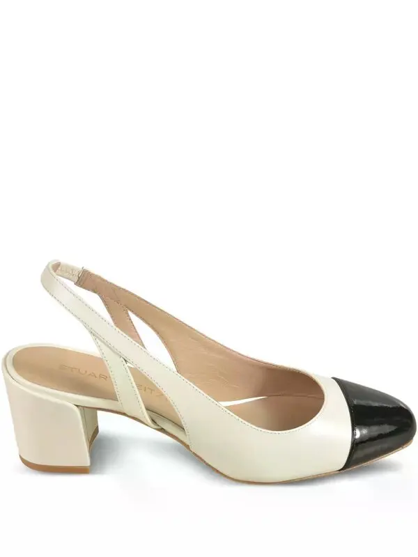 STUART WEITZMAN Slingback Block-heel Pumps