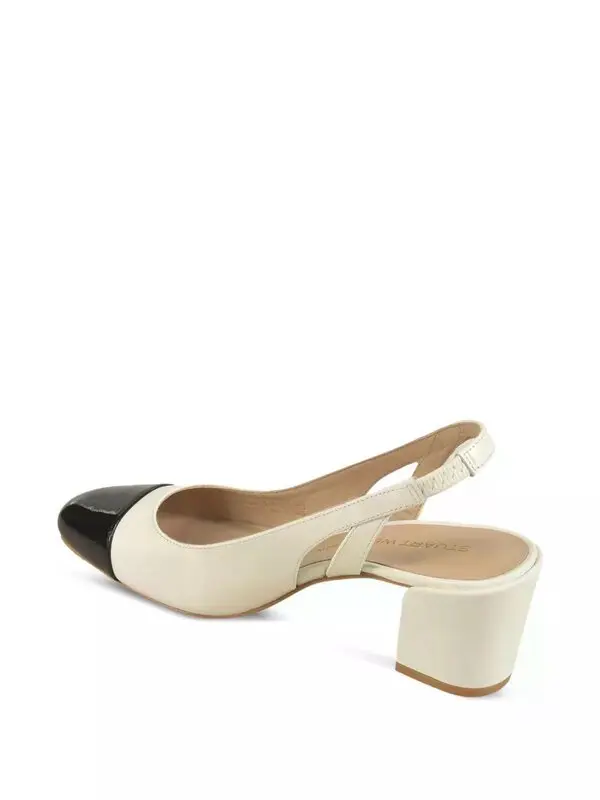 STUART WEITZMAN Slingback Block-heel Pumps