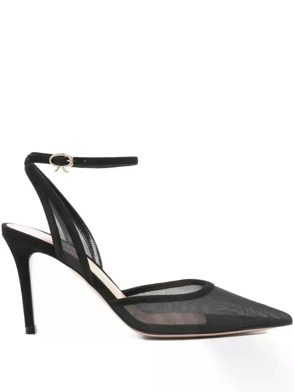 GIANVITO ROSSI 80mm Mesh-panel Pumps