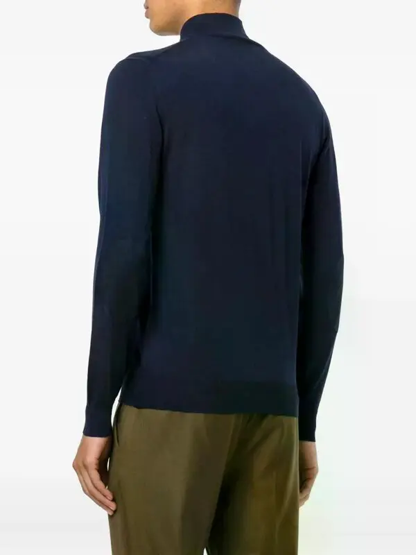 PAOLO PECORA Buttoned-neck Jumper