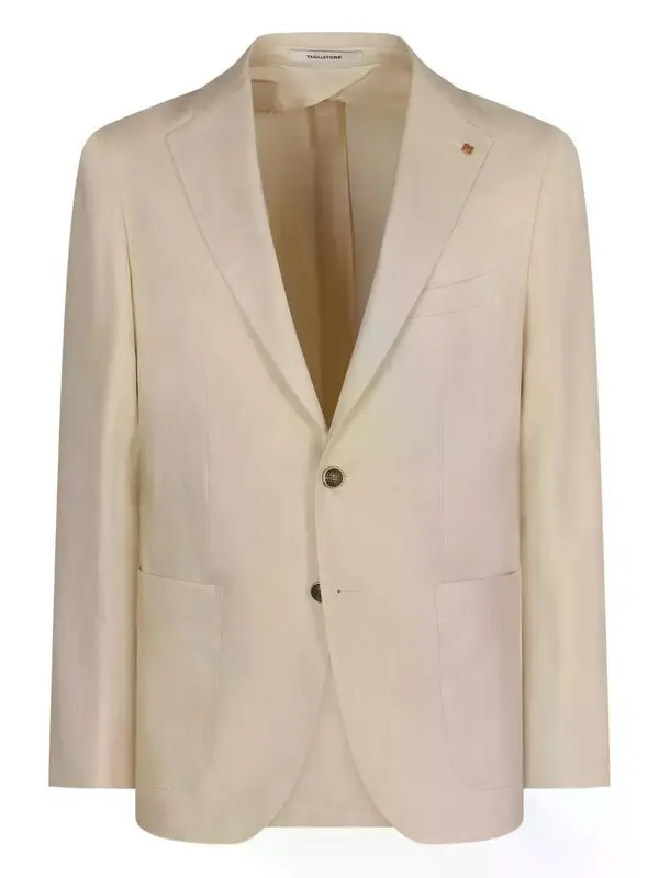 Tagliatore Single-breasted Linen Blazer