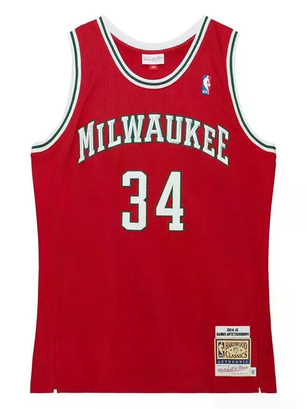 Mitchell & Ness Nba Milwaukee Bucks Giannis Antetokounmpo Jersey - Red
