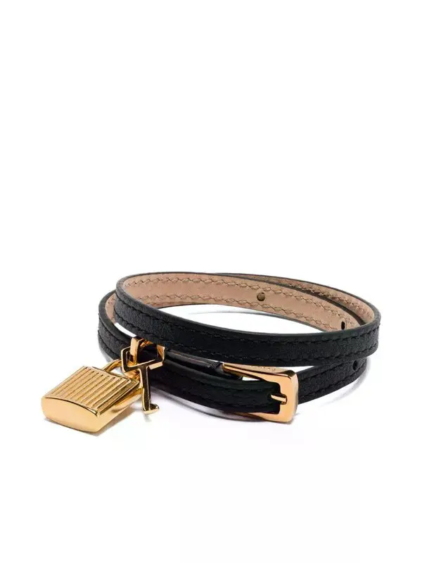 TOM FORD Padlock Bracelet - Black