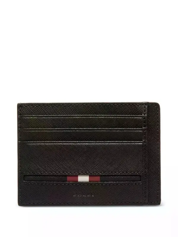 Bally Grained Leather Cardholder - Black