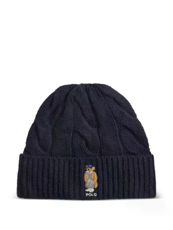 Ralph Lauren Cable-knit Beanie - Blue