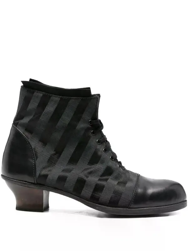 MUNOZ VRANDECIC 45mm Striped Lace-up Boots