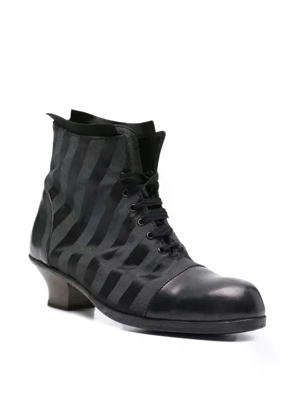 MUNOZ VRANDECIC 45mm Striped Lace-up Boots