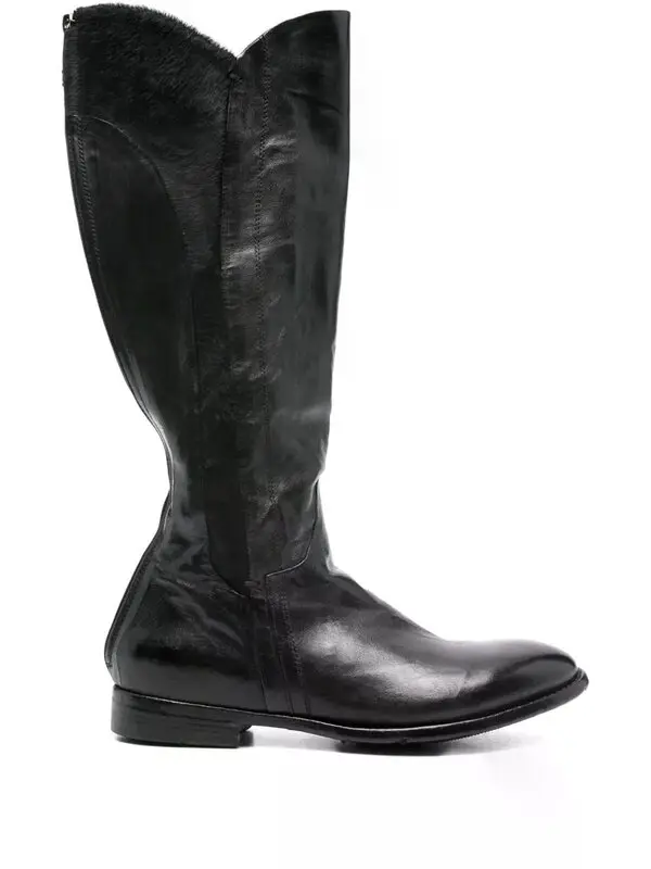 LEMARGO Zipped Knee Boots