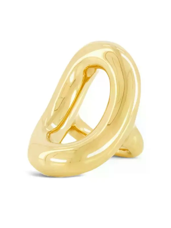 Rabanne Oval-frame Ring - Gold