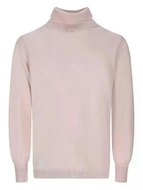 LARDINI Turtleneck Sweater - Pink