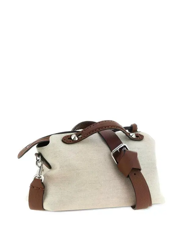 Fendi Zip-top Saddlery-stitching Handbag