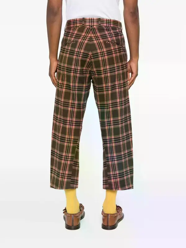 Moschino Checked-pattern Trousers
