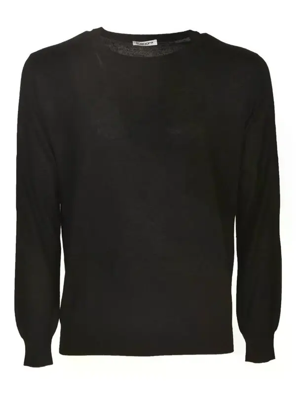 KANGRA Round-neck Sweater - Black