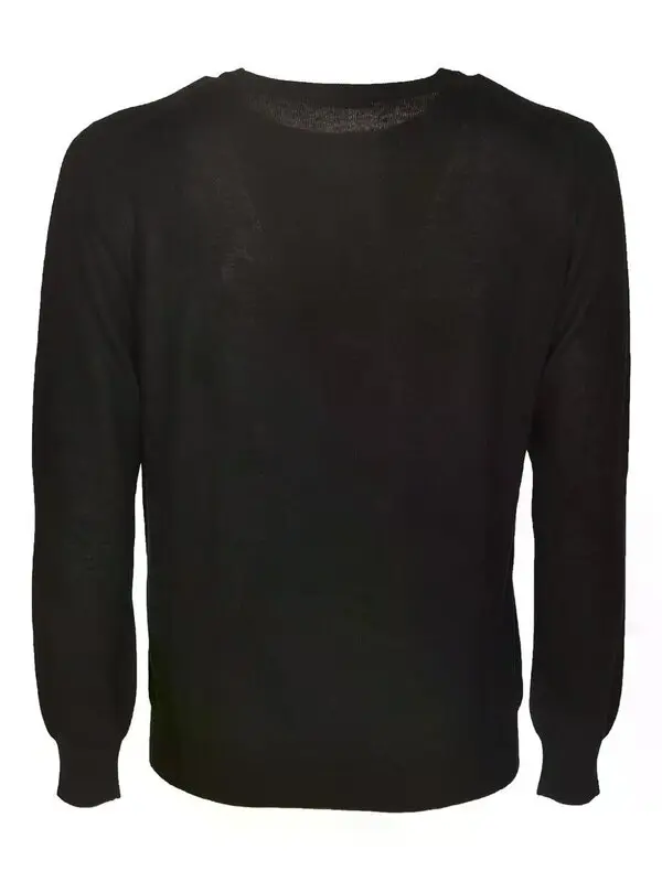 KANGRA Round-neck Sweater - Black