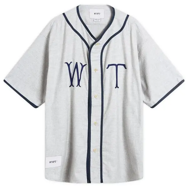 WTAPS Baseball Shirt - Gray