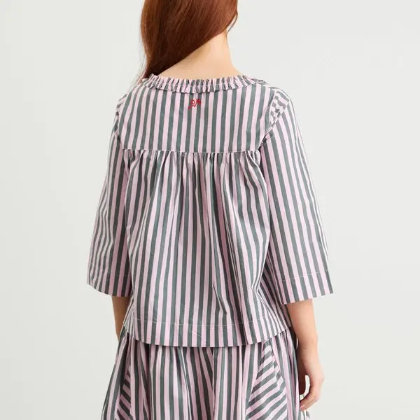 DAMSON MADDER Leilani Striped Blouse