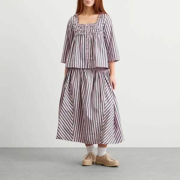 DAMSON MADDER Leilani Striped Blouse