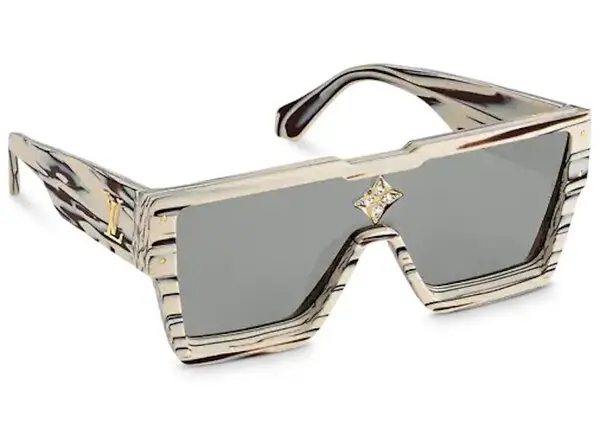 LOUIS VUITTON Cyclone Sunglasses - Beige