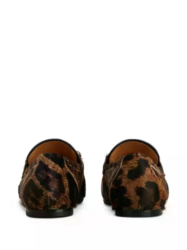 TOD'S Leopard-print Loafers