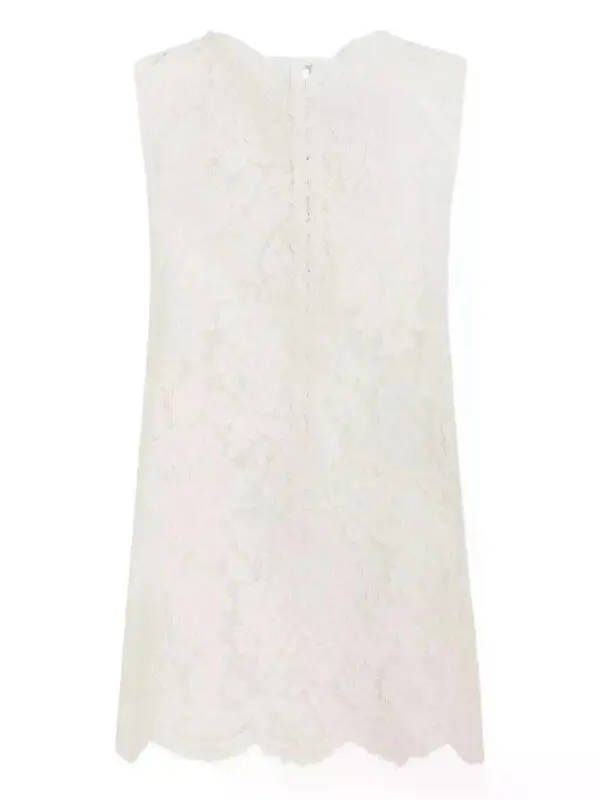 Dolce & Gabbana Lace-detailing Top - White