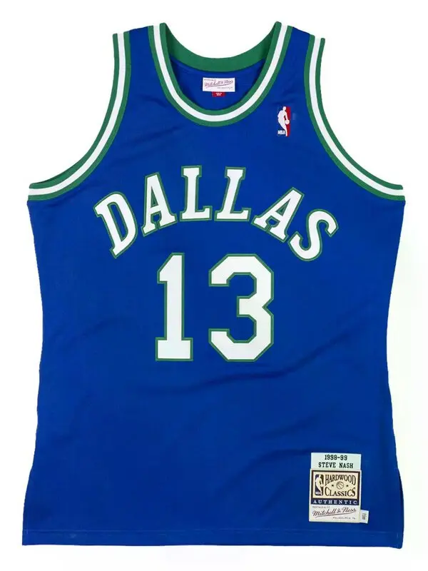 Mitchell & Ness Nba Swingman Dallas Mavericks Road 98-99 Steve Nash Tank Top - Blue